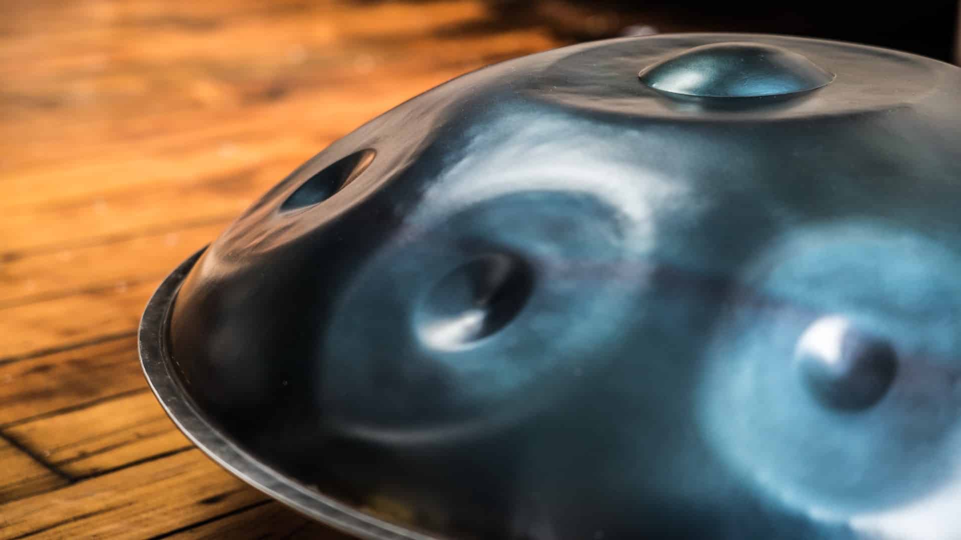 Aura Handpan (various scales): Azure Series Raw Steel - Didge Project