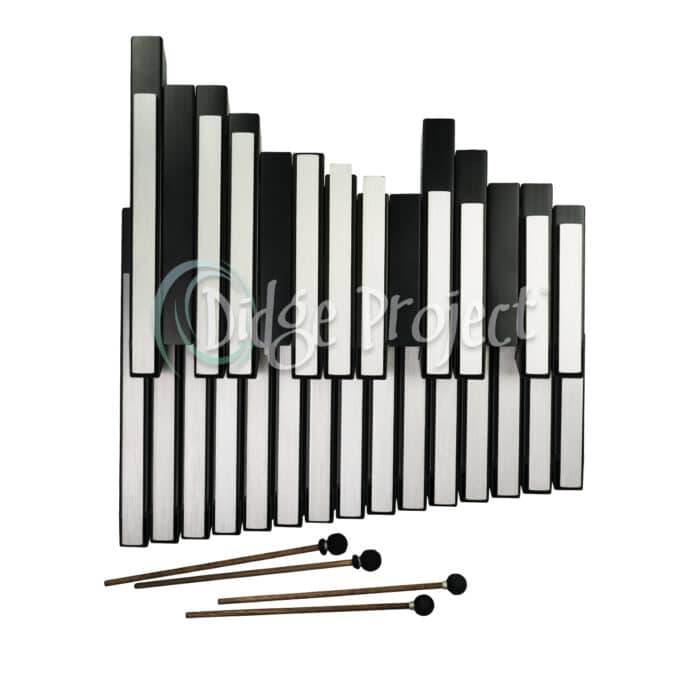 Chromatic Mallet Harp: Deluxe 12-Tone, 25-Note Xylophone - Didge Project