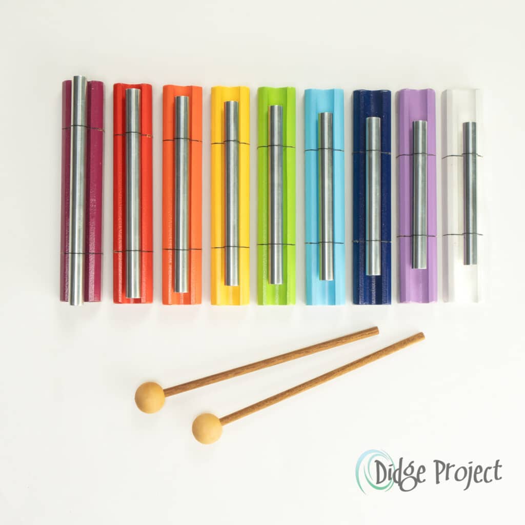 Elfen Chakra Chimes: 9-Chime Set by Elfen Harmonics - Didge Project